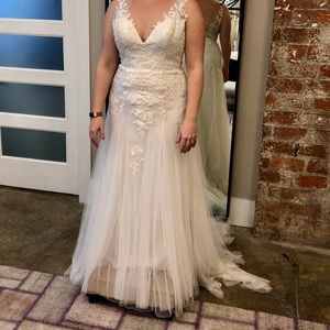 BHLDN | Dresses | Bhldn Soulmate Bridal Wedding Dress Nwt Plus Size ...